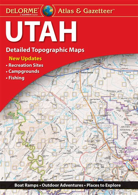 Delorme Atlas And Gazetteer Utah Mytopo Map Store