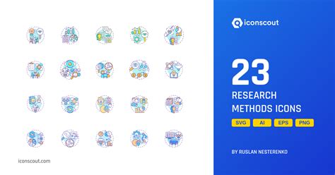 Research Methods Icon Pack 23 Free Download Business Icons Iconscout