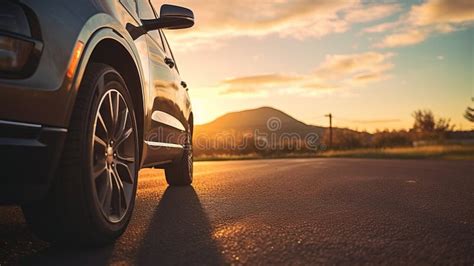 Stunning Sunset Suv Sharp Focus Romantic Scenes Innovative