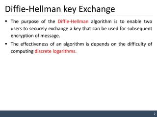 2 11 Diffie Hellman Exchange Pptx