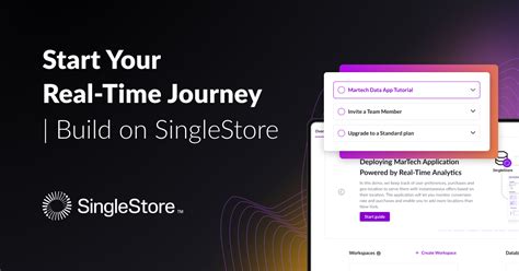 Start Your Real Time Journey Build On Singlestore