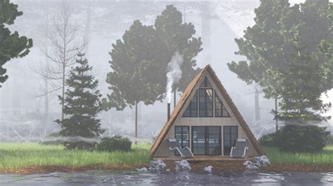 Иллюстрация 3d визуализация экстерьера