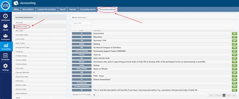 How Do I Set Up Edit Activity Codes AlayaCare
