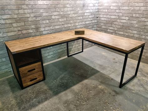 Купить Стол письменный из Сосны LOFT TABLE L-04 | Мебель в Стиле Лофт ...