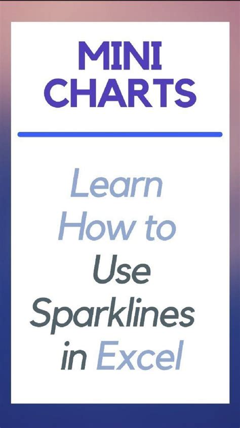 Skillingyou On Instagram Excel Tips 143 Learn How To Use Sparklines To Get Mini Charts Within