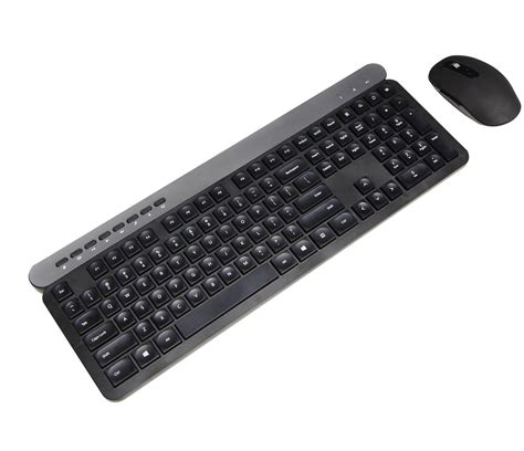 Volkano Graphite Series Usb Wireless Keyboard And Mouse Combo Stationery Core