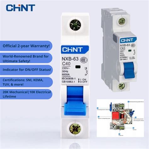 Jual Mcb Chint 3phase Terbaru Jun 2024 Lazada