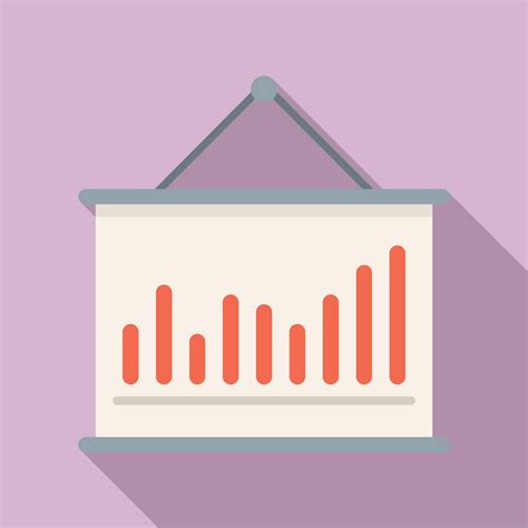 Product Manager Banner Graph Icon Flat Style 14528649 Vector Art At