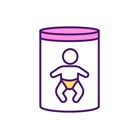 Breastmilk Substitutes Rgb Color Icon 2206942 Vector Art At Vecteezy