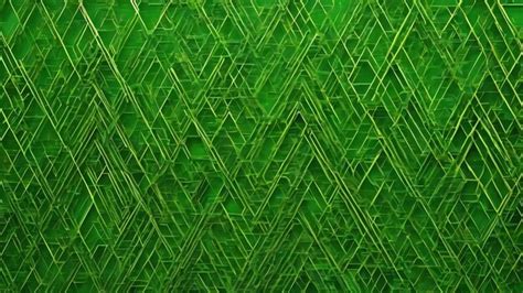 Premium Photo Wall Of Lines Structure Geometric Shapes And Particles Green Color