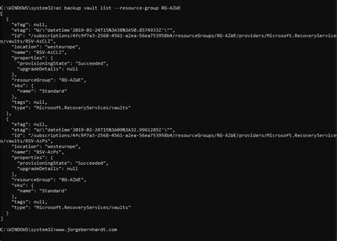 How To Create An Azure Recovery Services Vault Jorge Bernhardt