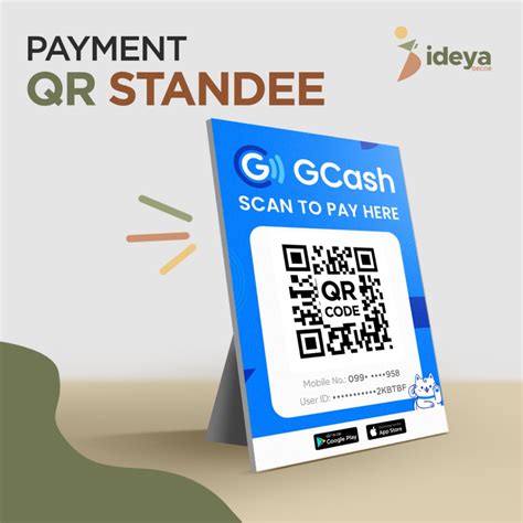 Personalized QR Code Display Standee QR Code Standee Sintra Standee Free Design Ideya