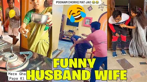 Funny Husband Wife Comedy Clips Funny Video Husband Wife Prank