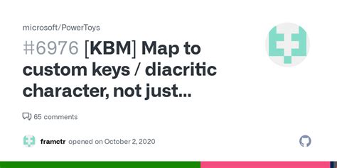Kbm Map To Custom Keys Diacritic Character Not Just Keycode