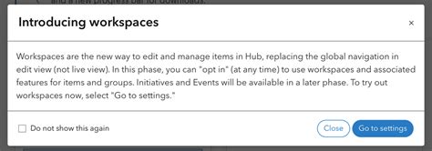 Workspaces Beta Now Available In Arcgis Hub Esri Community