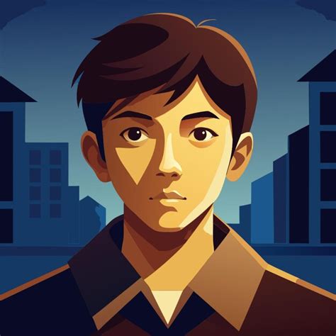 Young Vector Illustration Flat 2 Premium Ai Generated Vector