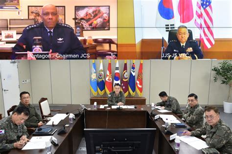 한미일 합참의장 3자 화상회의 실시“북 도발에 3자 안보협력 확대” 서울경제