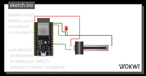 Led Pwm Pot Wokwi Esp32 Stm32 Arduino Simulator