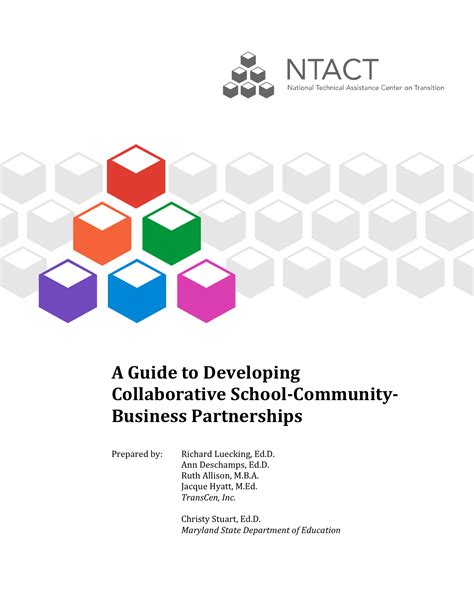 Collaborative Partnership Guide Chapman University Transition Ca