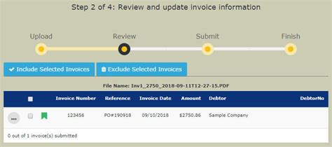 FAQ For OCR Based Invoice Submission