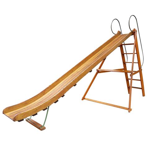 Vintage 1940s Bent Wood Playground Slide At 1stdibs Vintage