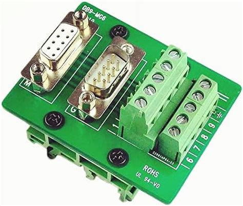 Avanexpress Db9 Breakout Connector Rs232 Serial 9 Pin Connector Db9 Terminal Male And Female