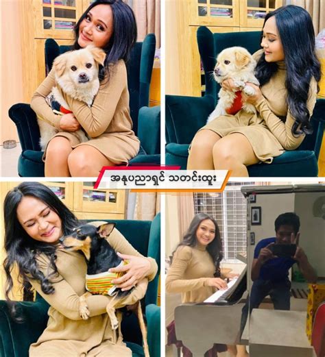 Vk အိမ်လာလည်ပြီး သူရဲ့အချစ်တော်ခွေးလေးတွေနဲ့ကစားရင်း ပျော်မဆုံးဖြစ်နေတဲ့ ဖြူဖြူကို ဓာတ်ပုံလက်စ