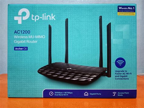 Tp Link Ac Wireless Mu Mimo Gigabit Router Archer C Computers Tech Parts Accessories