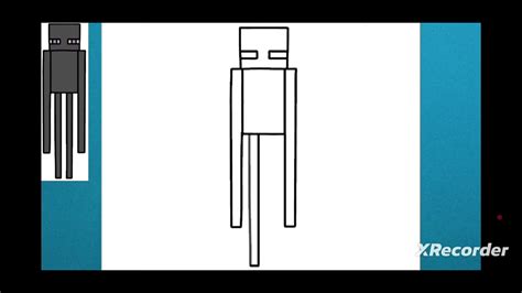 How To Draw Minecraft Enderman YouTube