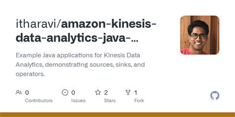 Github Itharavi Amazon Kinesis Data Analytics Java Examples Example