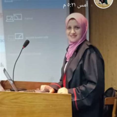 Hala Marzouk Research Assistant Master Of Engineering Zagazig