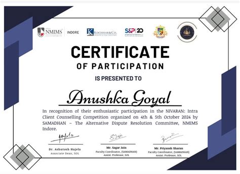 Anushka Goyal On Linkedin Im Thrilled To Share That I Participated In