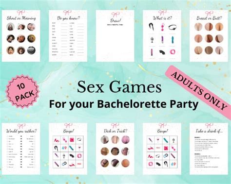 Bachelorette Party Bundle Sex Game For Bachelorette Adult Game Digital Download Bachelorette