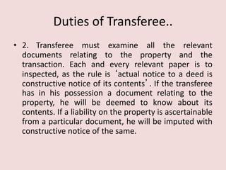 Doctrine Of Notice Section Ppt