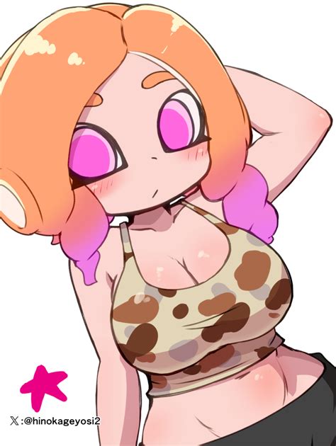 Miyazero Octoling Girl Octoling Player Character Nintendo Splatoon