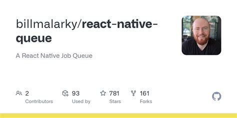 github billmalarky react native queue a react native job queue