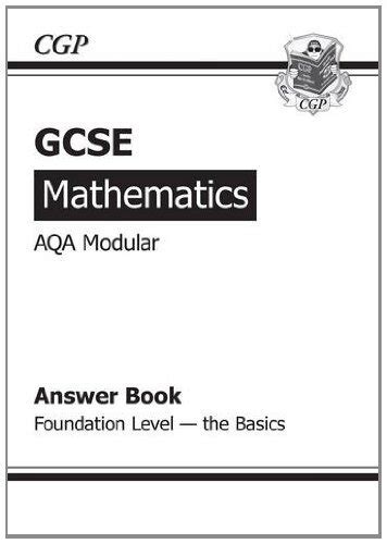 Gcse Maths Edexcel Modular Answers For Workbook Foundation The Basics By Richard Parsons