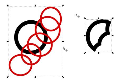 How To Path Cut By Difference R Inkscape