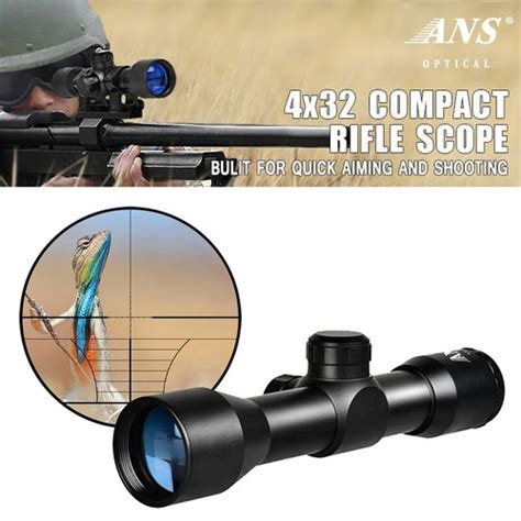 Ans 4x32 Rifle Scope Rangefinder Optics Hunting Gun