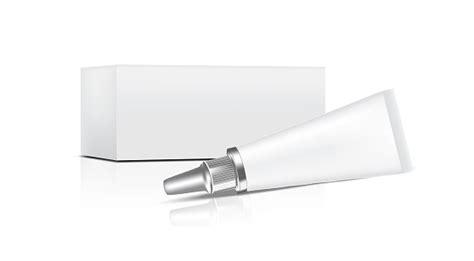 튜브 흰색 배경 그림에 스킨 케어 제품에 대한 현실적인 화장품과 상자를 조롱 건강 관리 및 의료 개념 디자인 0명에 대한 스톡 벡터 아트 및 기타 이미지 Istock