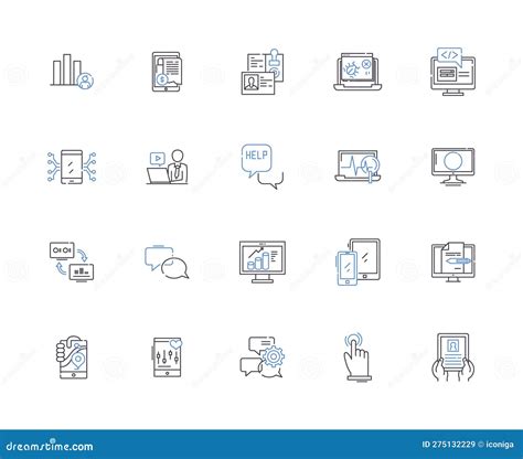 Innovation Management Outline Icons Collection Strategy Creativity Planning Design