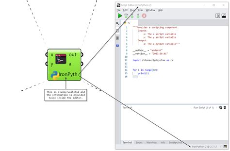 Rhino 8 Grasshopper Script Editor Design Feedback Grasshopper