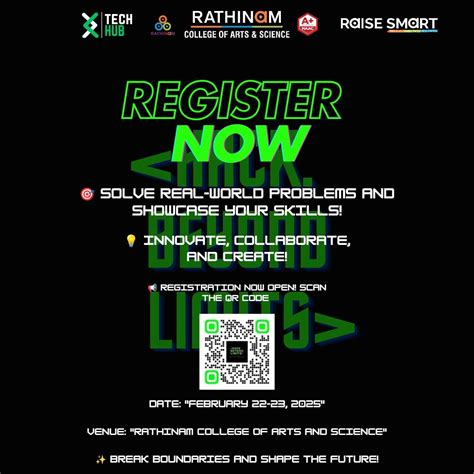 Hackbeyondlimits Hackathon Innovation Techhub Rathinamcollege Arun Kumar K