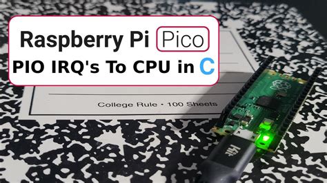 Raspberry Pi Pico Sending Interrupt From Pio To Cpu In C Youtube