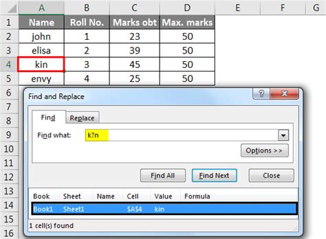 Find In Excel Methods To Use Find Feature In Excel With Examples