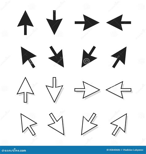 Direction Pointer Street Sign Cute Fairy Tale City Landscape Element Outlined Cartoon