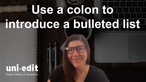 How To Use A Colon To Introduce A Bulleted List YouTube