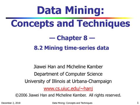 Data Mining Concepts And Techniques — Chapter 8 — 8 Ppt Download