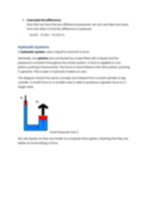 SOLUTION Pearson Igcse Physics Notes Solids Liquids Gases Fluid Pressures Part Studypool
