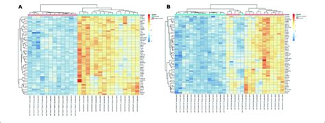 Unsupervised Hierarchical Clustering Of The Top 50 Most Upregulated Download Scientific